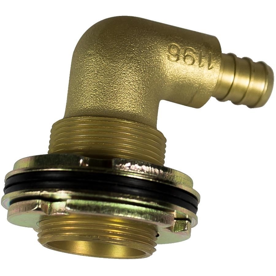 Coude en laiton pour cabine de douche, 1/2 po PEX x 1/2 po FEM