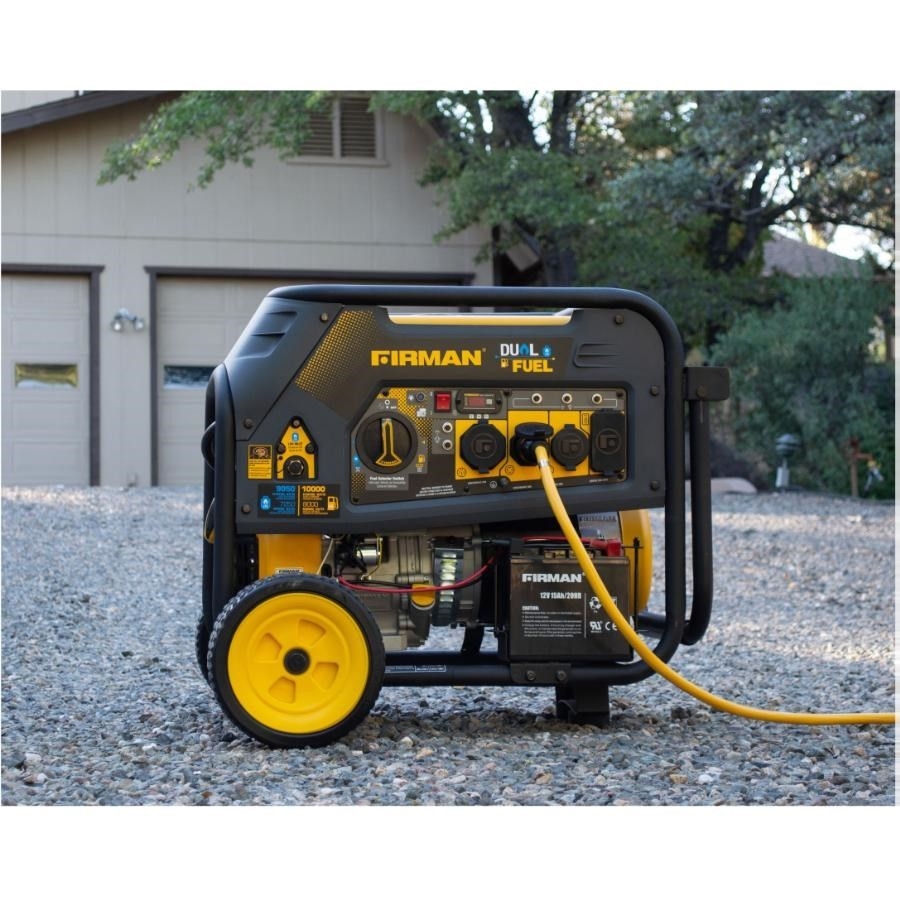 Génératrice portative bicombustible à démarrage électrique de 8 000/10 ...