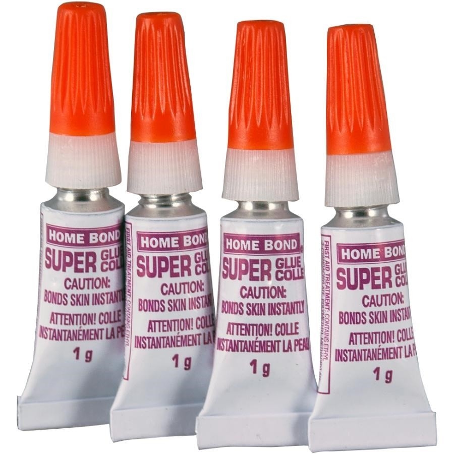 Paquet de 4 tubes de super colle, 1 g