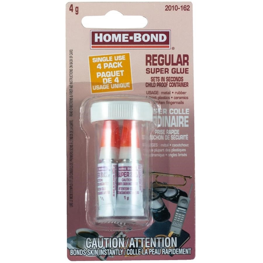 Paquet de 4 tubes de super colle, 1 g