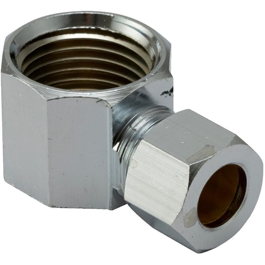 Coude femelle en laiton de 1/2 po IPS x 3/8 po de diamètre extérieur
