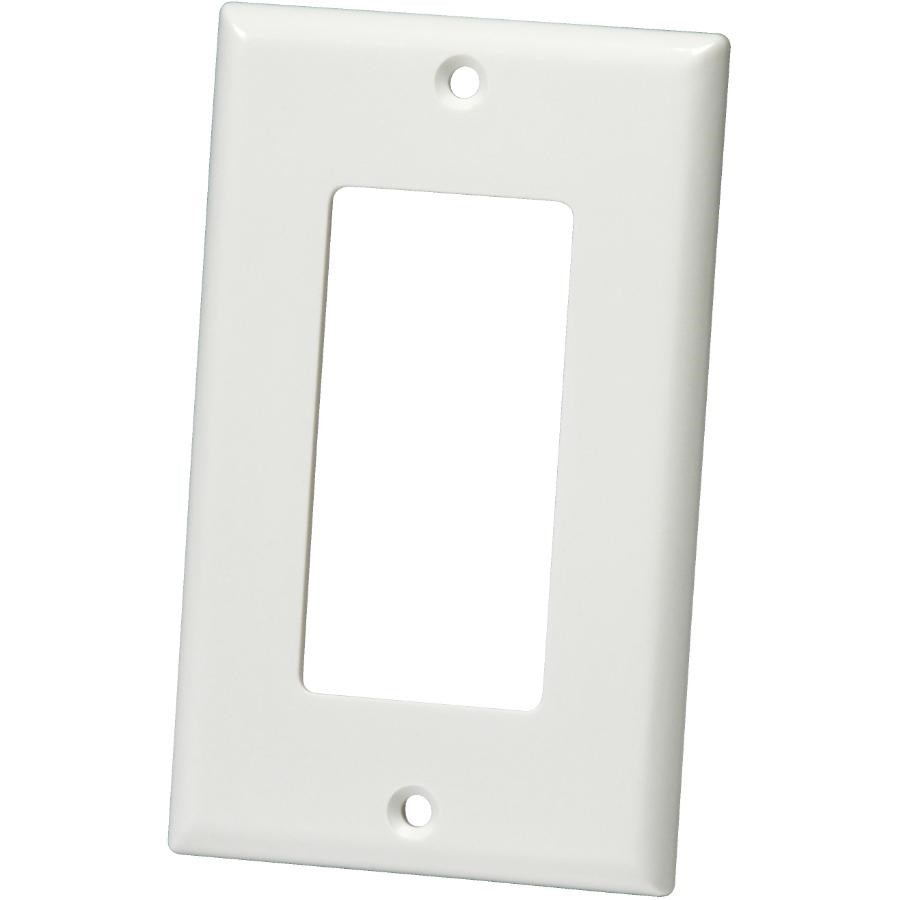 Paquet de 10 plaques murales Decora pour 1 dispositif, blanc