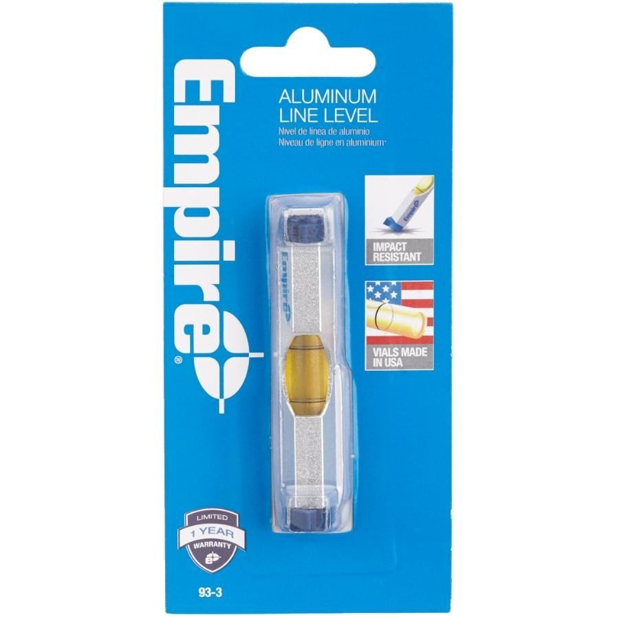 Niveau de cordeau de 3 po en aluminium