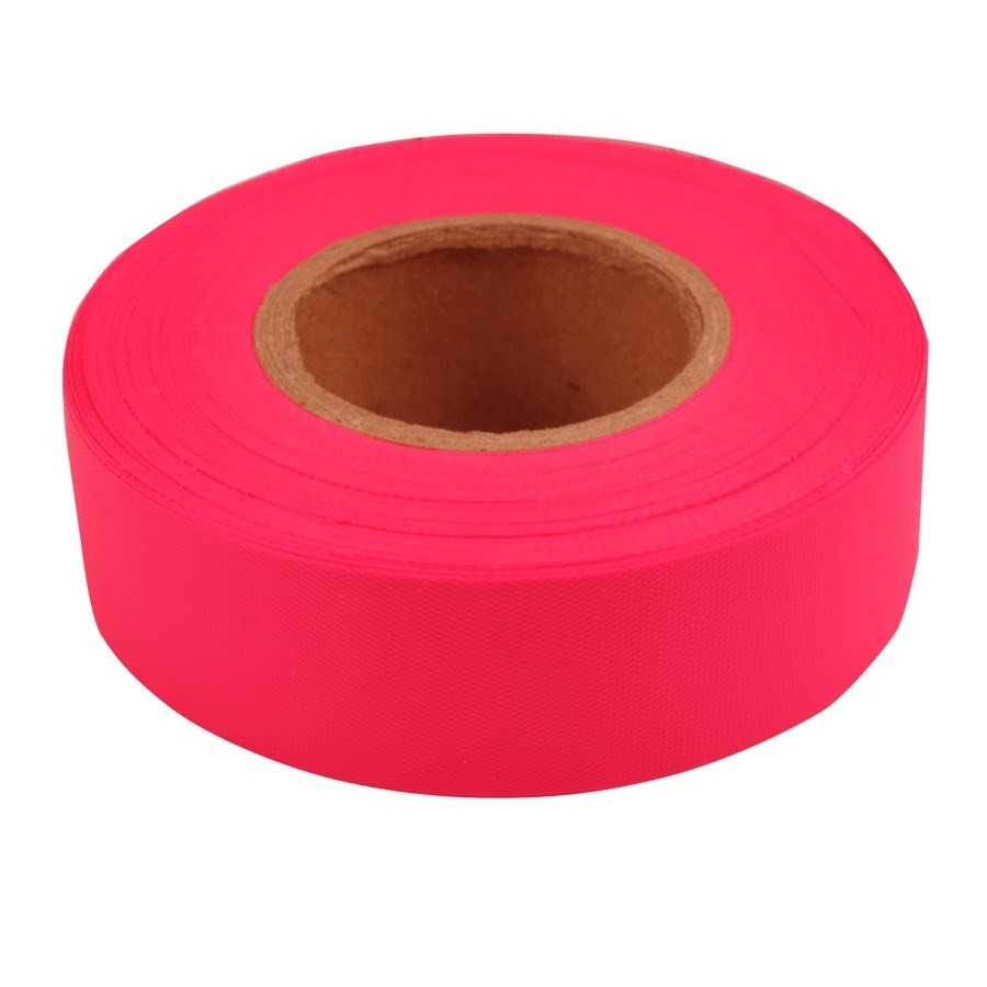 Ruban d'arpenteur rouge fluorescent, 1 po x 150 pi