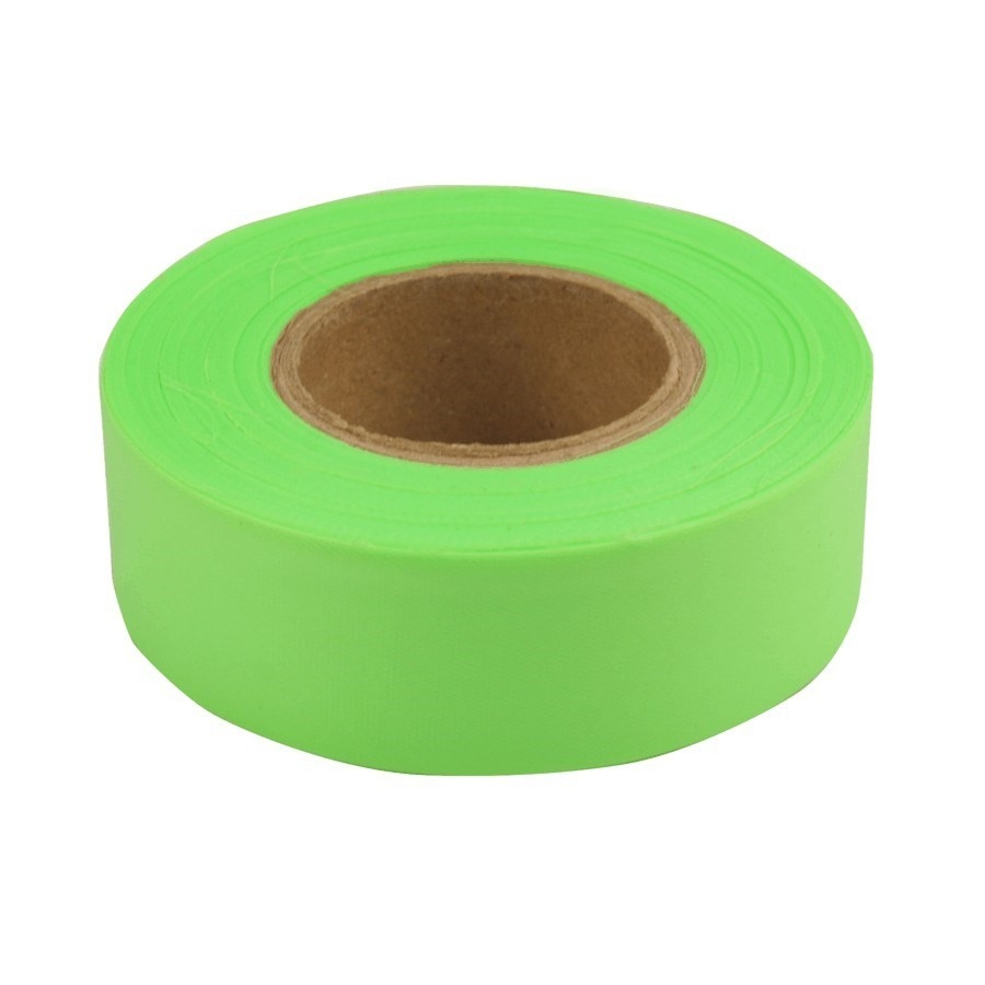 Ruban d'arpenteur lime fluorescent, 1 po x 150 pi