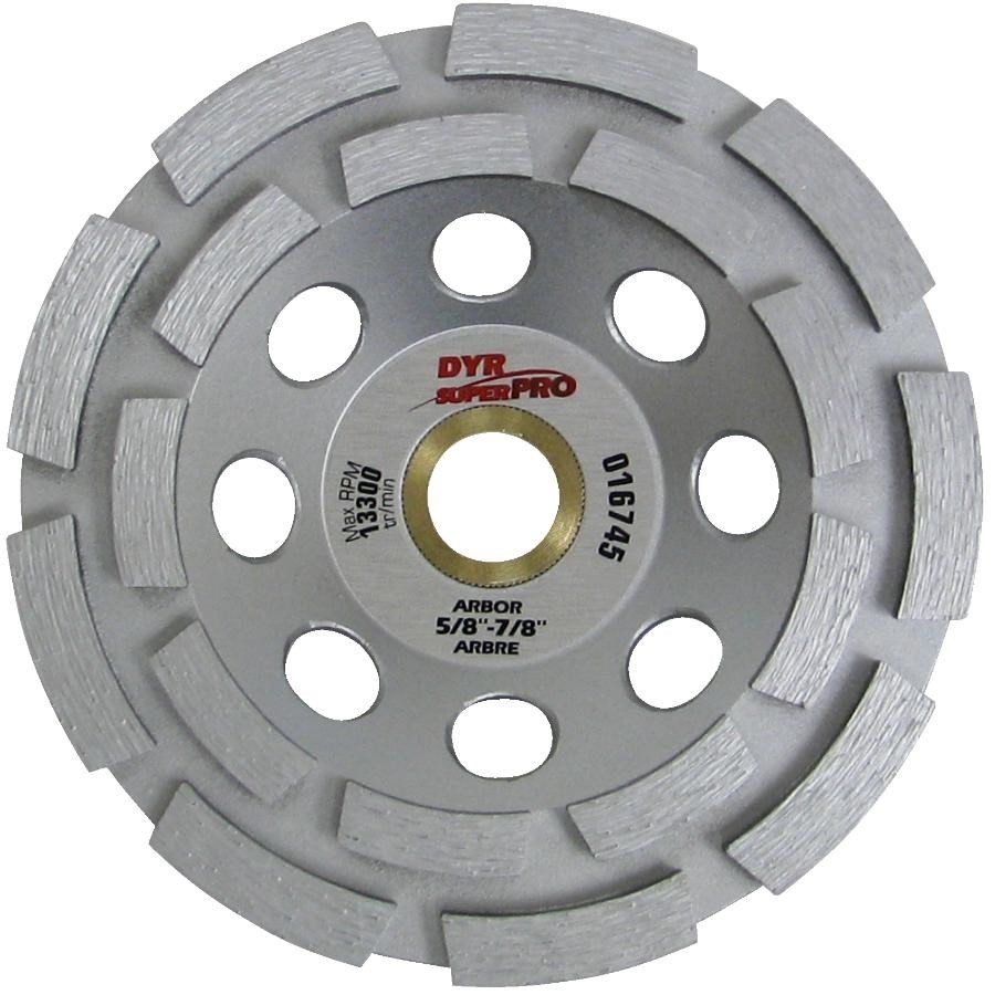 Meule à découper double à lame diamantée et à rebord segmenté Super Pro ...