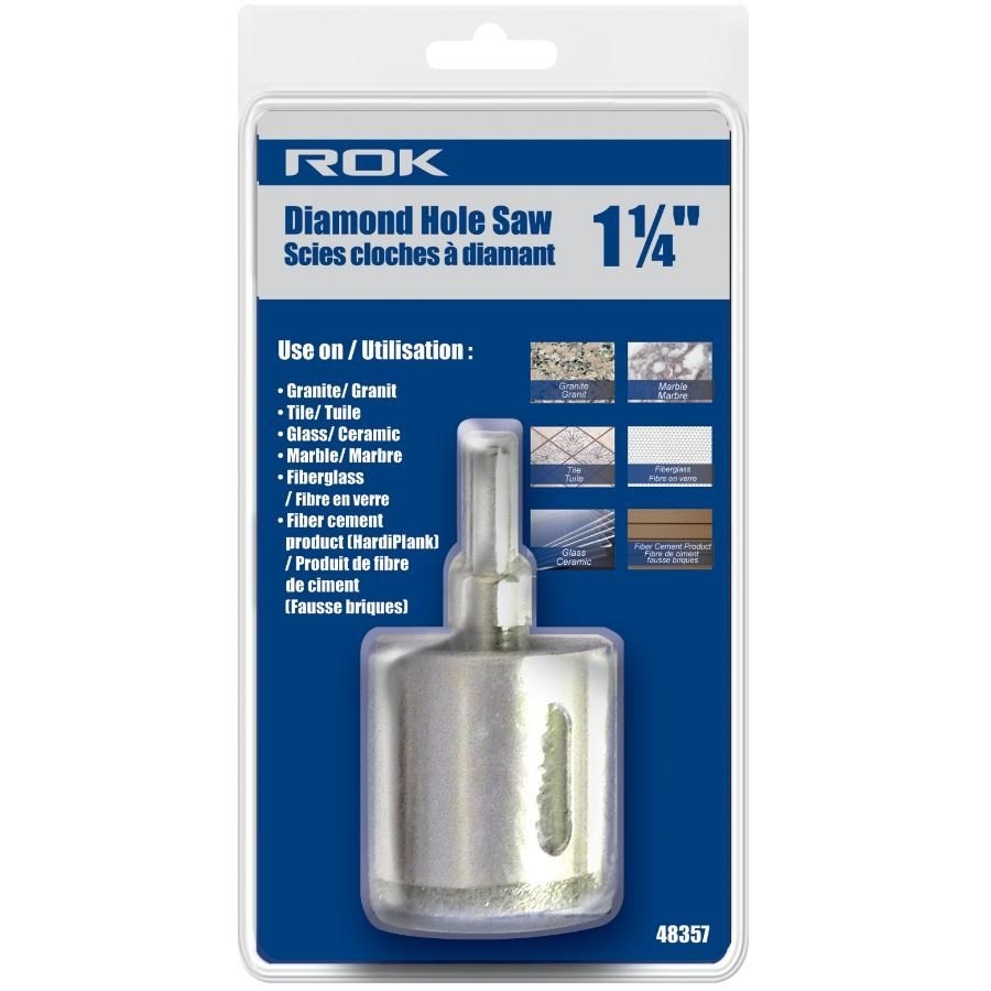 Scie-cloche à lame diamantée, 1-1/4 po