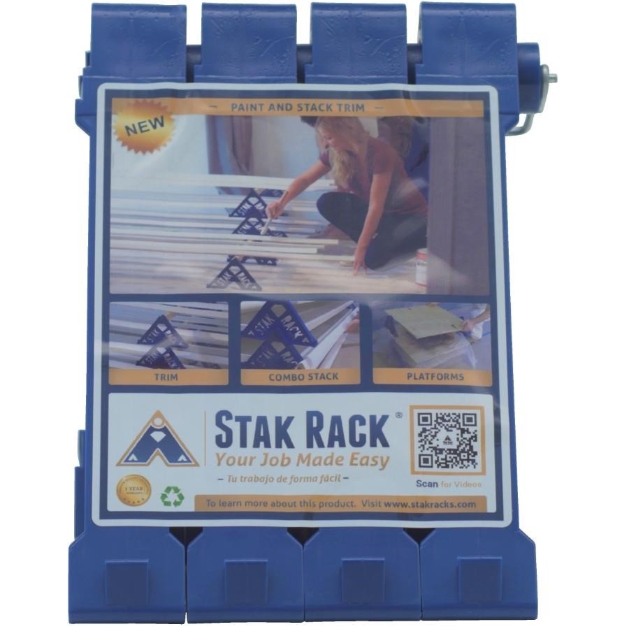 Paquet de 4 supports Stak Rack pour empiler les portes et moulures peintes