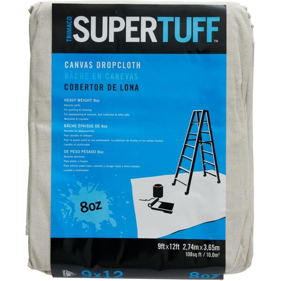 Bâche de canevas étanche Supertuff de 9 x 12 pi