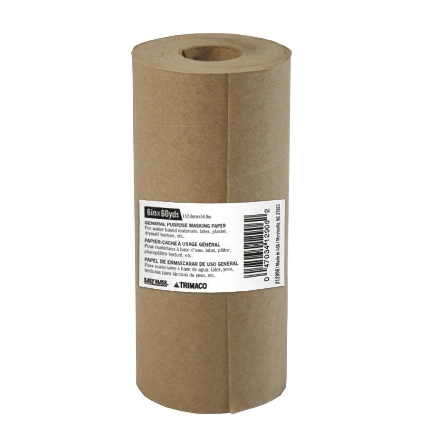 Papier-cache brun Easy Mask de 6 po x 180 pi