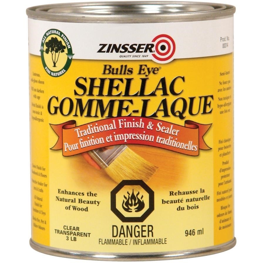 Gomme laque, blanc clair, diluée 3 lb, 946 ml