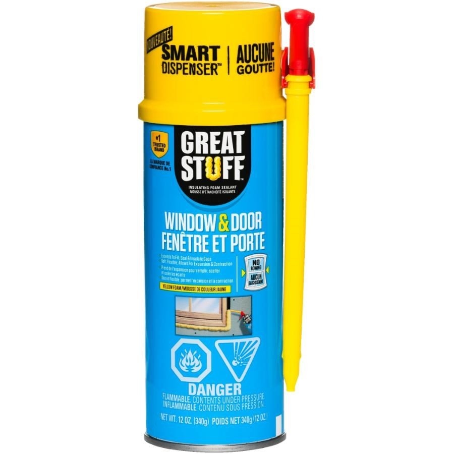 Mousse isolante pour porte et fenêtre, 340 g