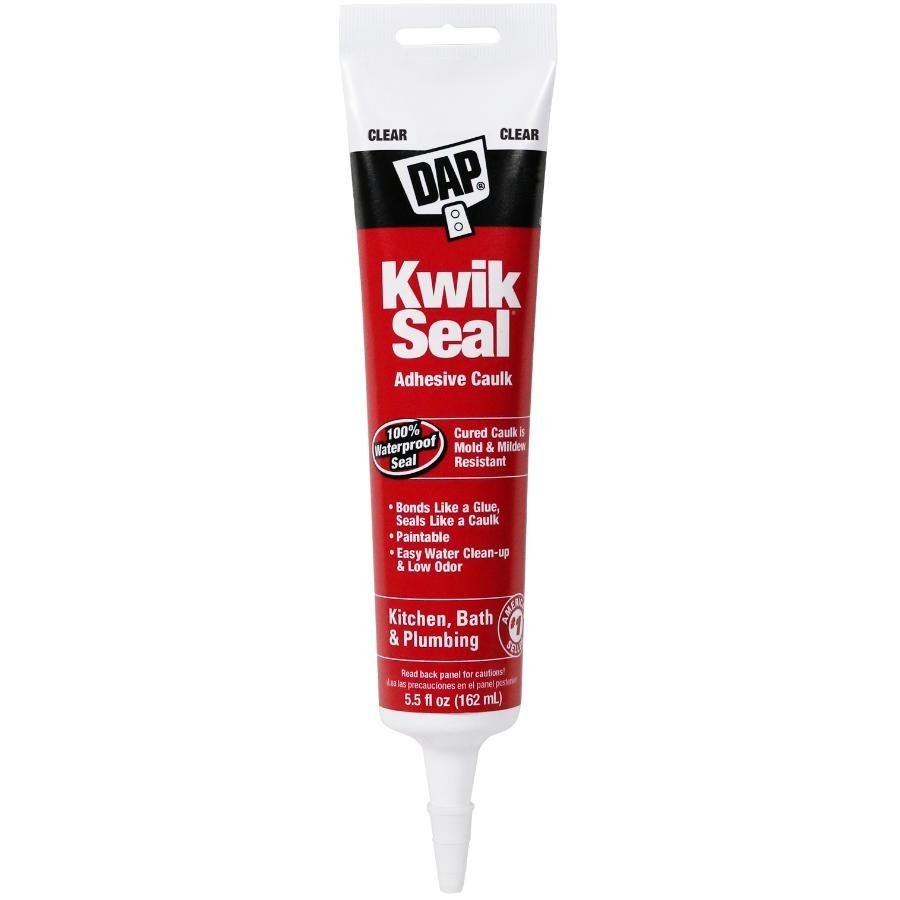 Calfeutrant acrylique transparent Kwik Seal pour baignoires et carreaux ...