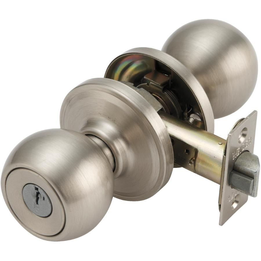 Poignée pour entrée Huntington Smart Key, nickel satiné