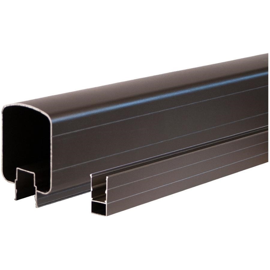 Rampes supérieure et inférieure en aluminium de 12 pi, bronze