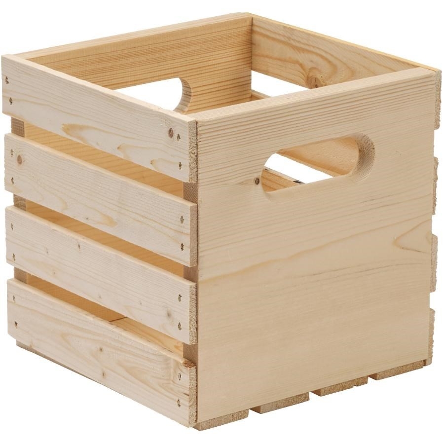 Boîte en pin de 9,5 po x 9,5 po x 9,5 po