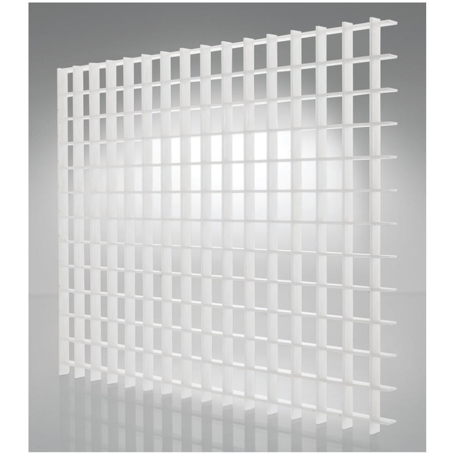 Panneau d'éclairage en styrène de 2 pi x 4 pi, blanc alvéolé