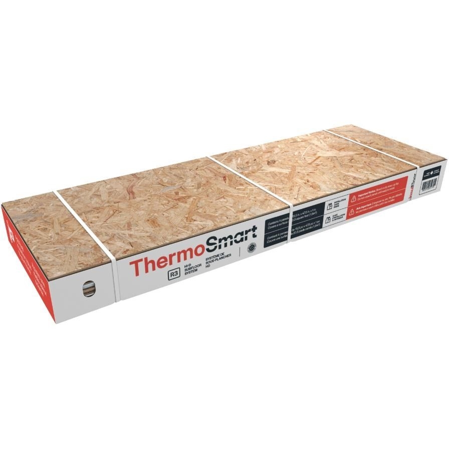 Paquet de 4 panneaux ThermoSmart pour sous-plancher, 15,5 x 48 x 1 po (25,4 mm)