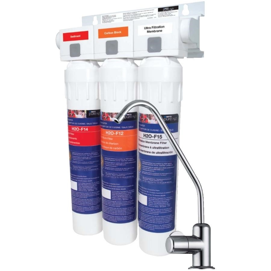 Système de filtration de l'eau pure H2O en 3 étapes