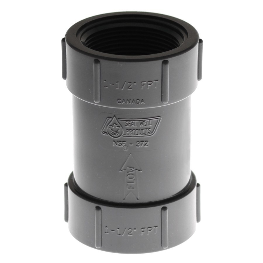 Clapet antiretour en PVC de 1-1/2 po