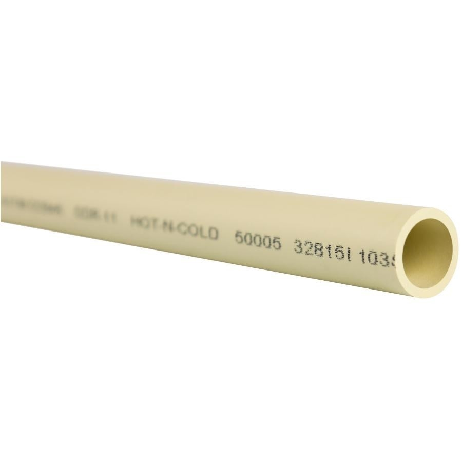 Tuyau de 1/2 po x 10 pi, 100 lb/pouce carré en CPVC