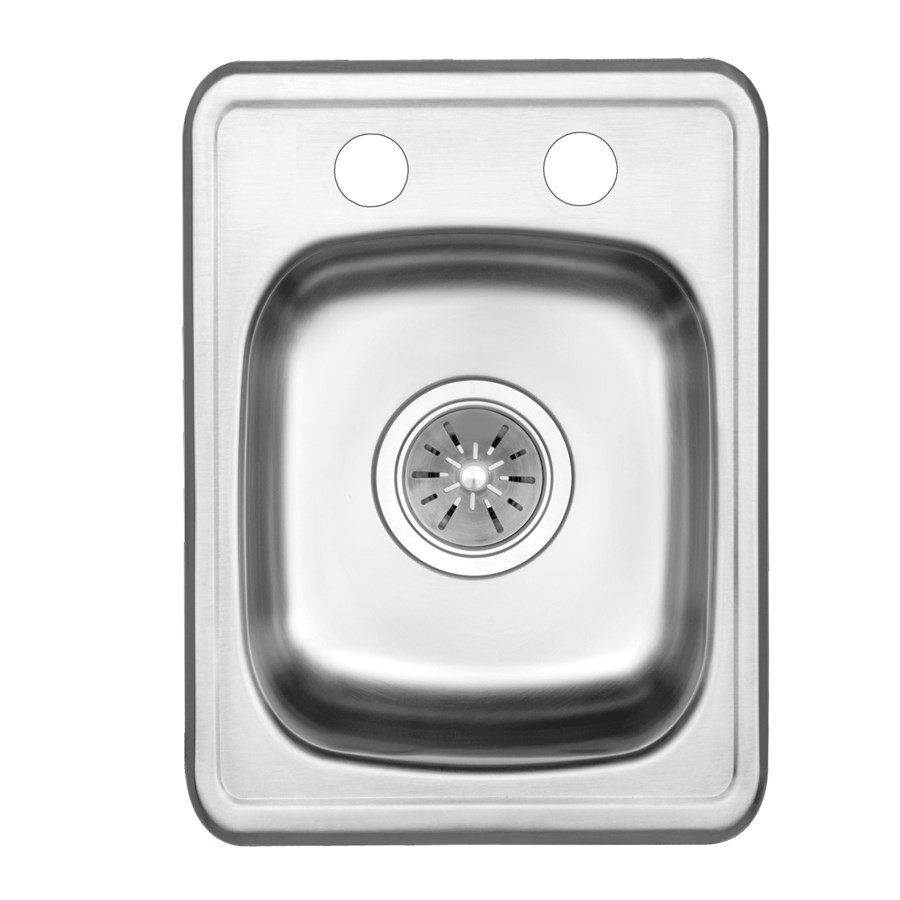 Évier de bar en acier inoxydable de 13 po x 17 po x 6 po