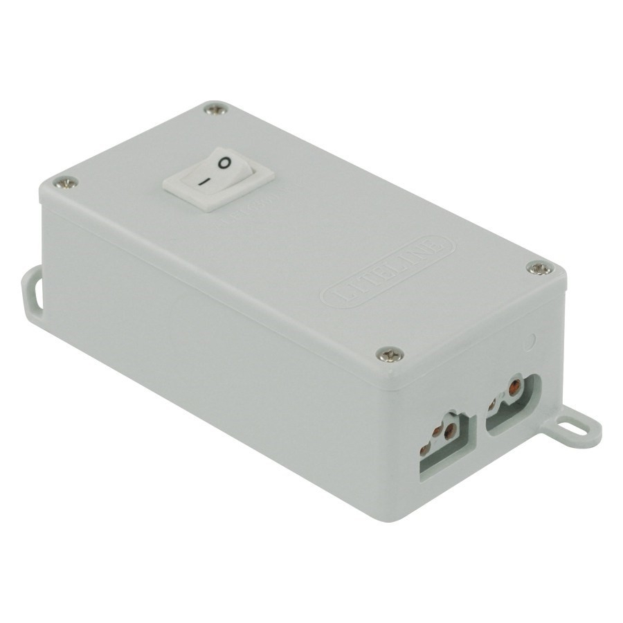 Nécessaire de branchement pour rail d'éclairage fluorescent T4, blanc