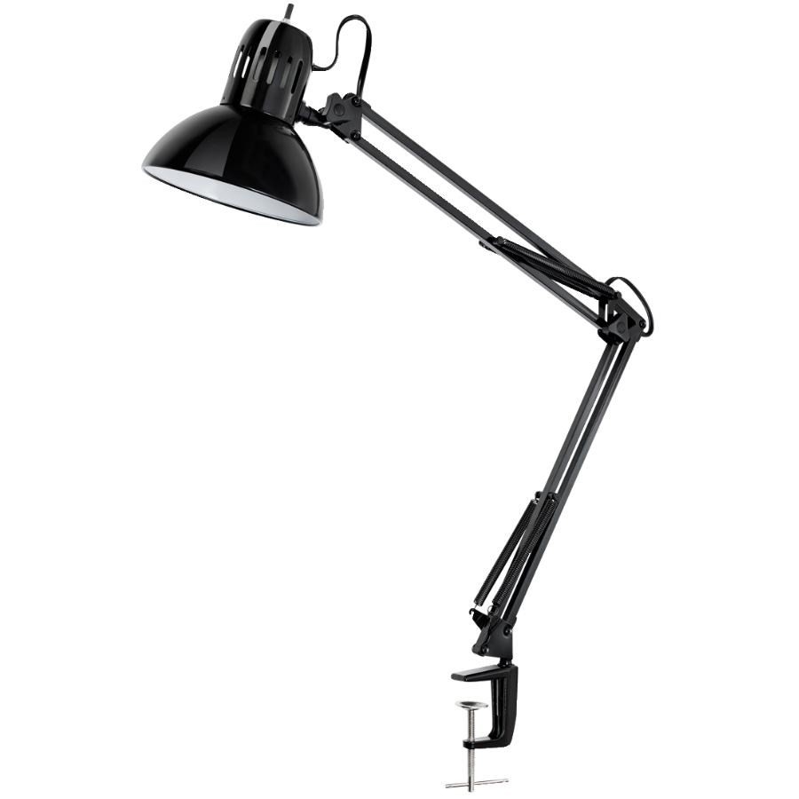 Lampe de bureau à pince avec bras pivotant