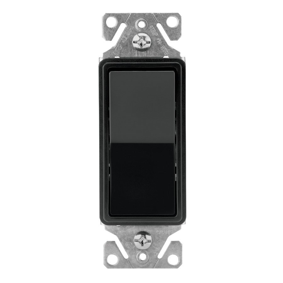 Interrupteur unipolaire Decora, noir