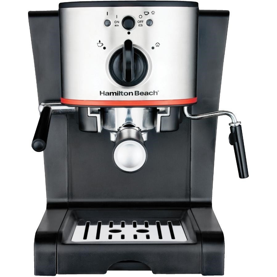 Machine à café/espresso noire, avec pompe italienne