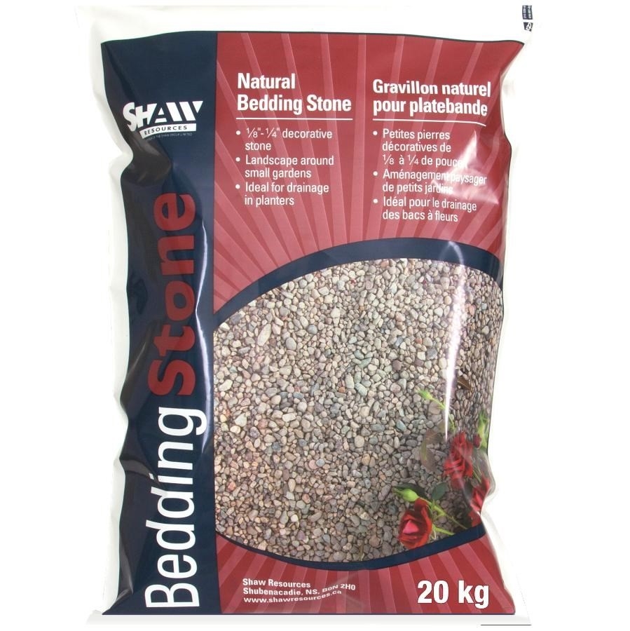 Sac de gravillon naturel de 20 kg pour platebande