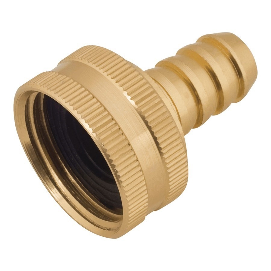Embout femelle 1/2 po en aluminium coloré laiton pour extrémité de ...