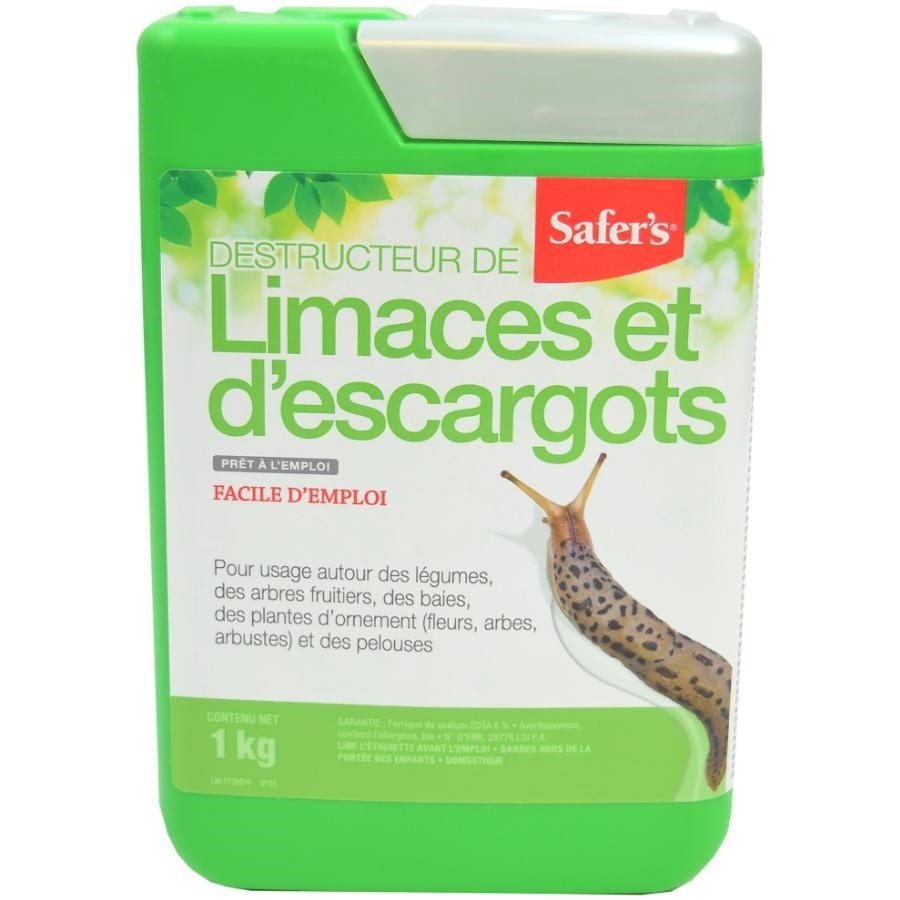 Insecticide pour limaces et escargot, prêt à utiliser, 1 kg