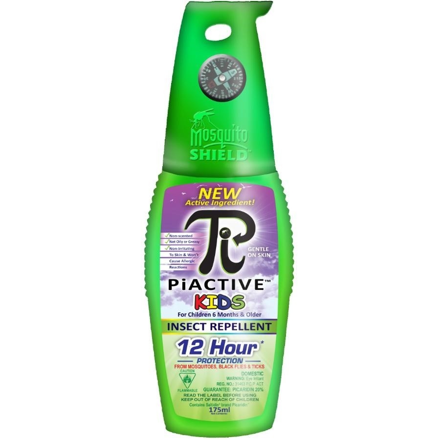 Insectifuge Piactive sans DEET en formule de 12 heures pour enfants, 175 ml