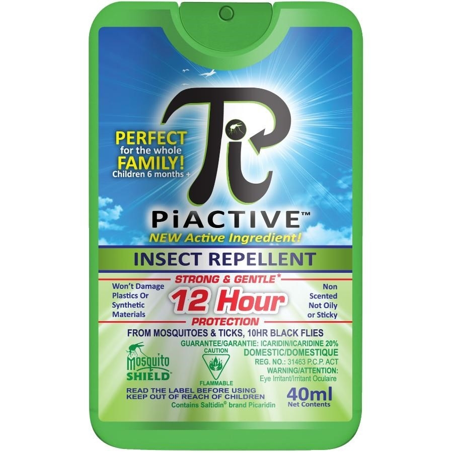 Insectifuge Piactive sans DEET en formule de 12 heures, format de poche ...