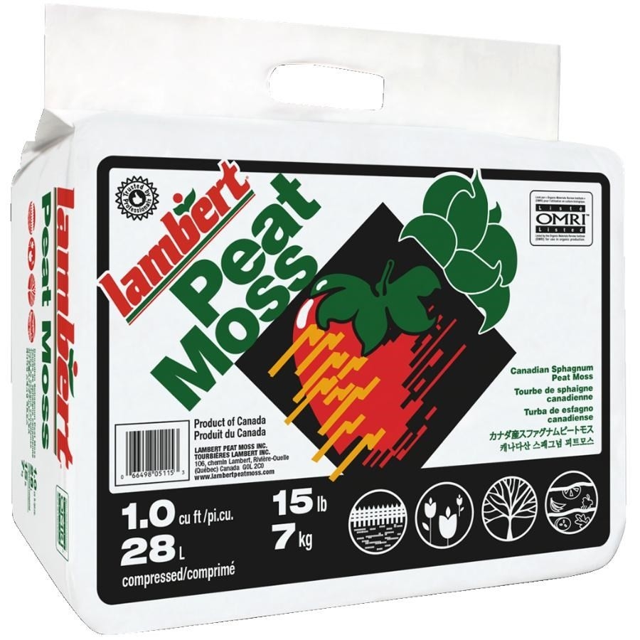 Mousse de tourbe comprimée couvre 1 pied cube