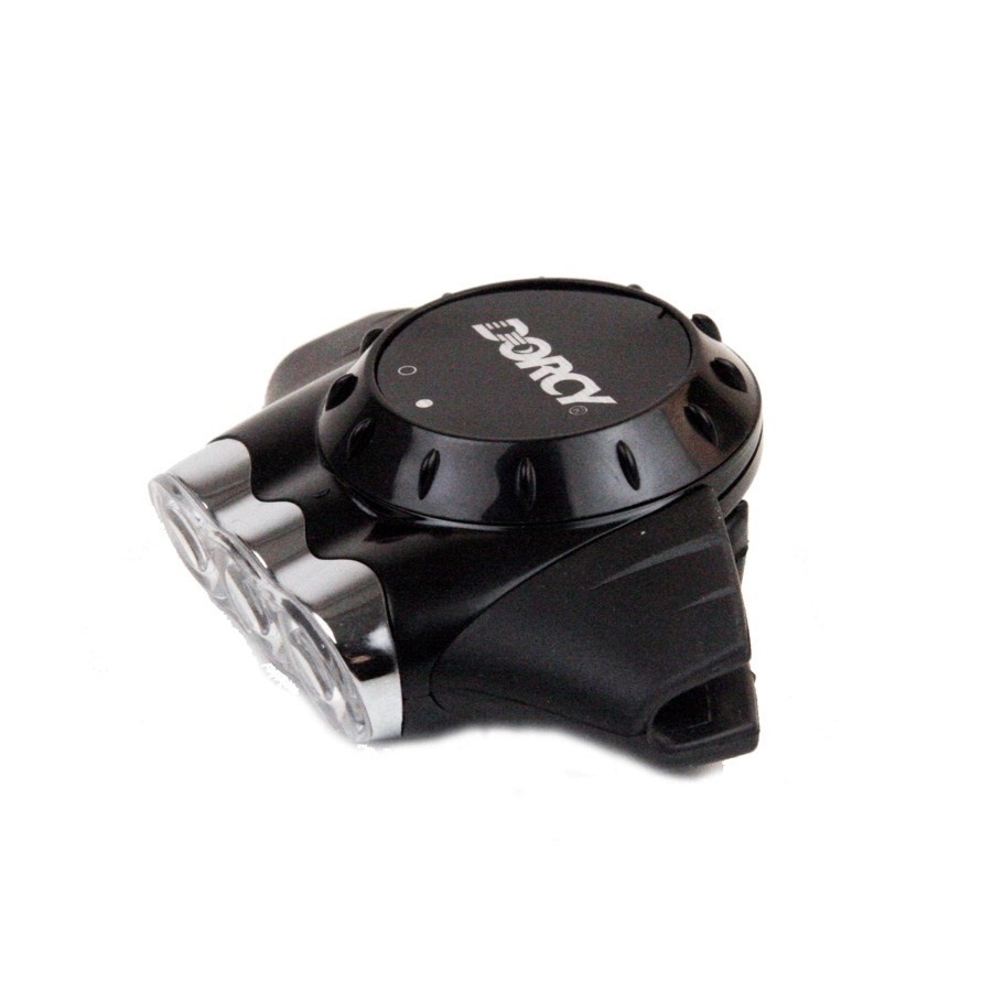 Lampe de casque à 3 ampoules à DEL avec piles