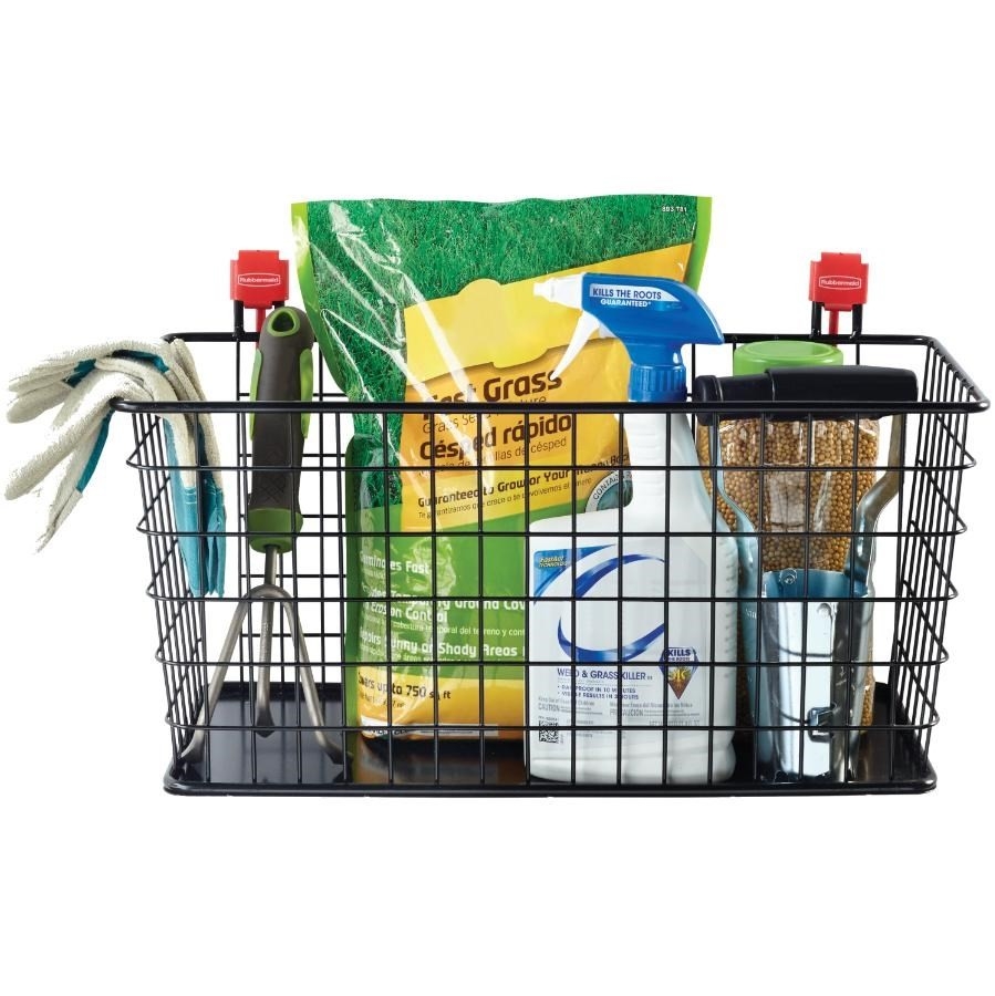 Grand panier utilitaire en fil métallique pour remise