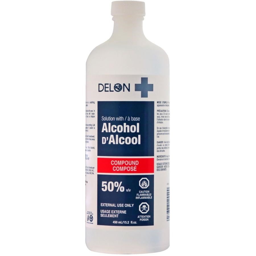 Solution pour friction à base d'alcool à 50 %, 450 mL