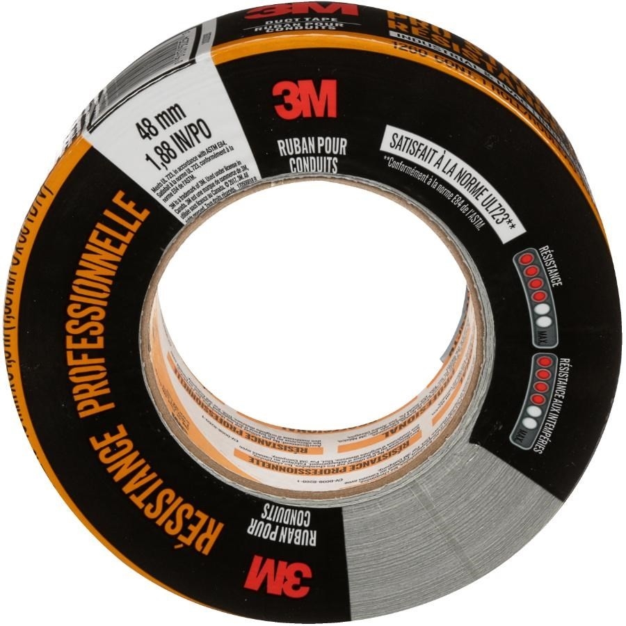 Ruban pour conduit puissant 1260-AF gris, 1,88 po x 60 vg (48 mm x 55 m)