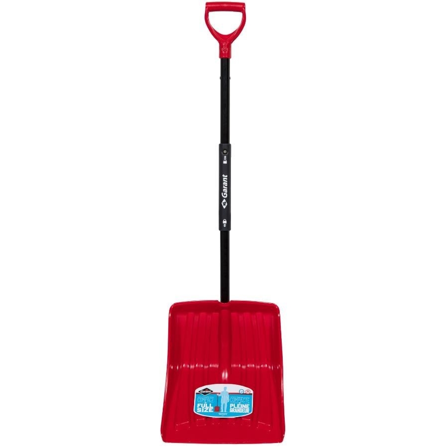 Pelle à neige en poly et lame de 13,9 po avec manche pliable en acier