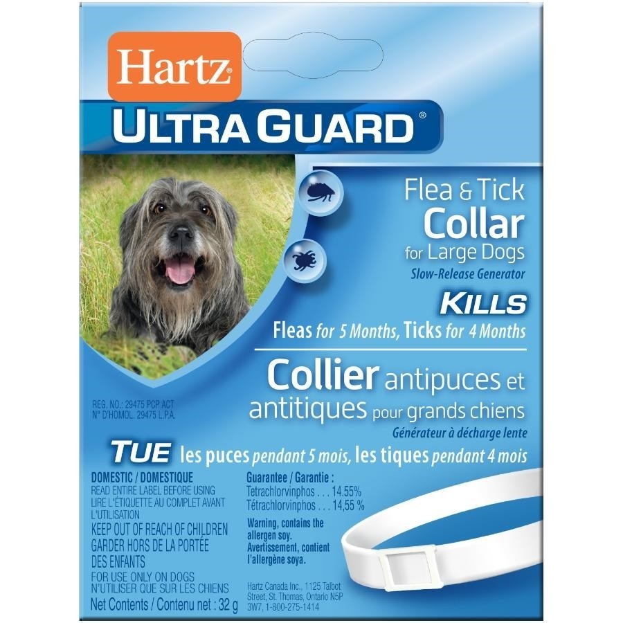 Collier anti-puces et tiques Ultra Guard pour chien, grand