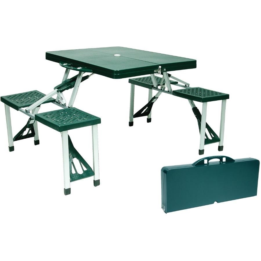 Table à pique-nique pliante, vert