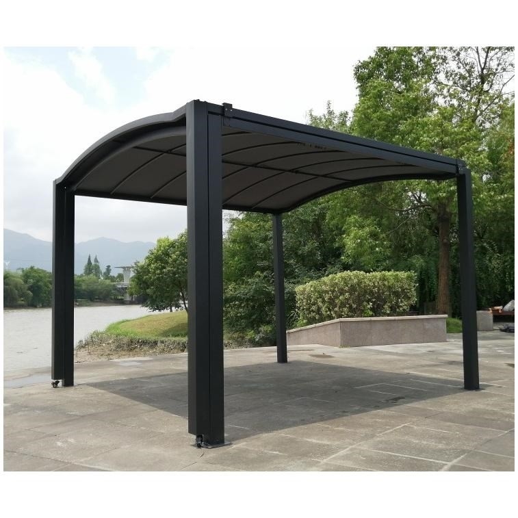 Pavillon à toit souple rétractable Newport, 9,7 pi x 10 à 18,7