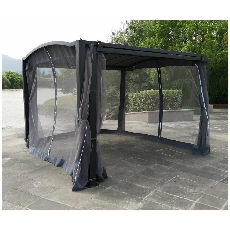 Pavillon à toit souple rétractable Newport, 9,7 pi x 10 à 18,7