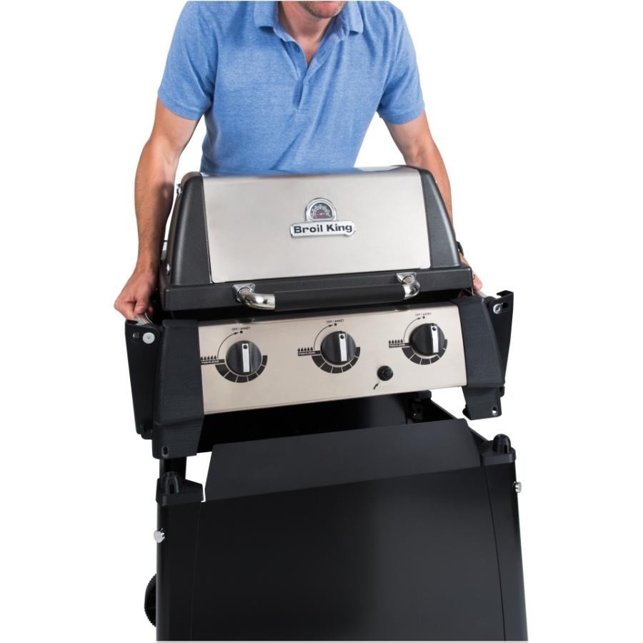 Barbecue au propane Porta Chef 320 de 18 000 BTU à 3 brûleurs,