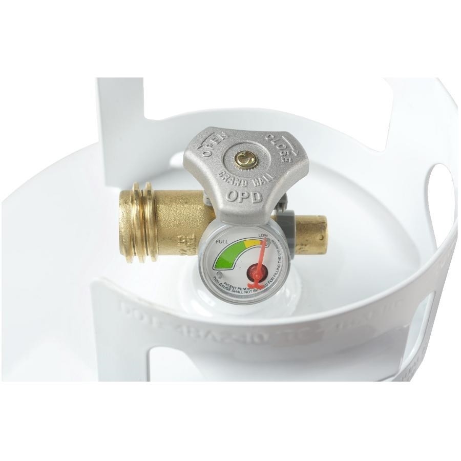 Bonbonne de propane de 20 lb vide, avec manomètre