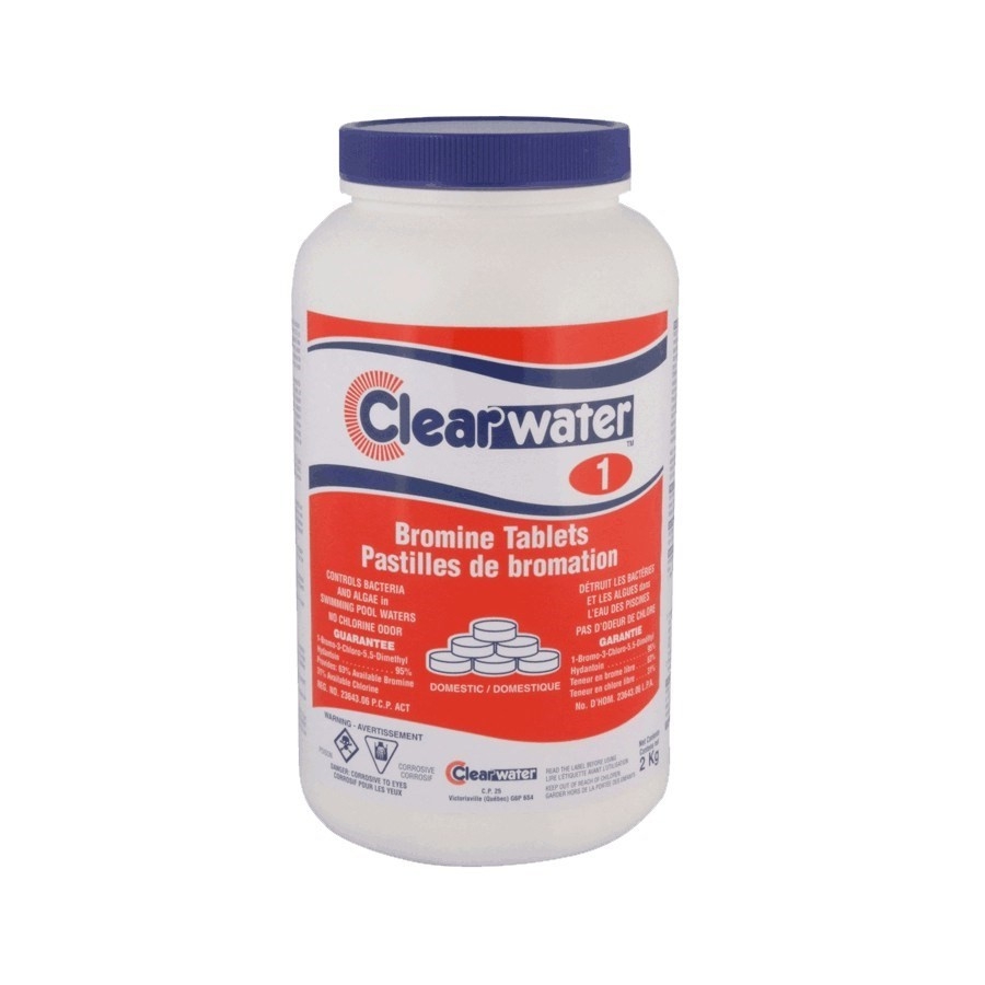 Pastilles au bromure pour piscine, 2 kg